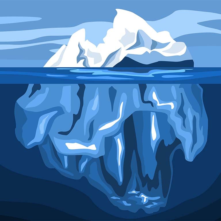 The omnichannel iceberg: Large backend processes are hidden